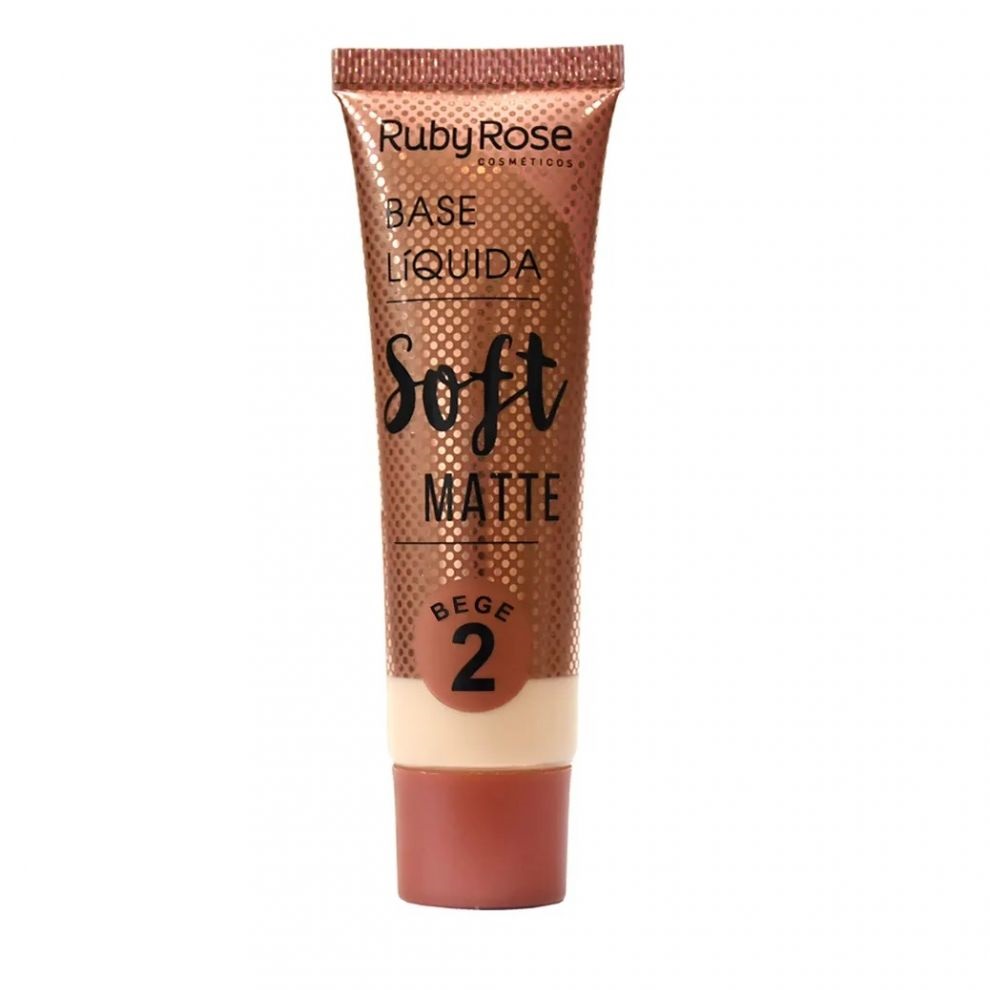 BASE LÍQUIDA SOFT MATTE BEGE - RUBY ROSE - Gisele Stephanie S.R.L
