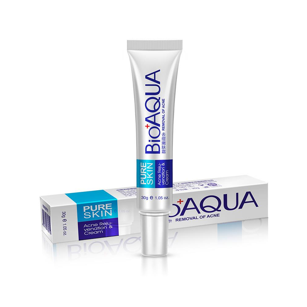 BIOAQUA ANTIACNE CREMA SUAVIZANTE DE MANCHAS Y CICATRICES 30G - Gisele Stephanie S.R.L