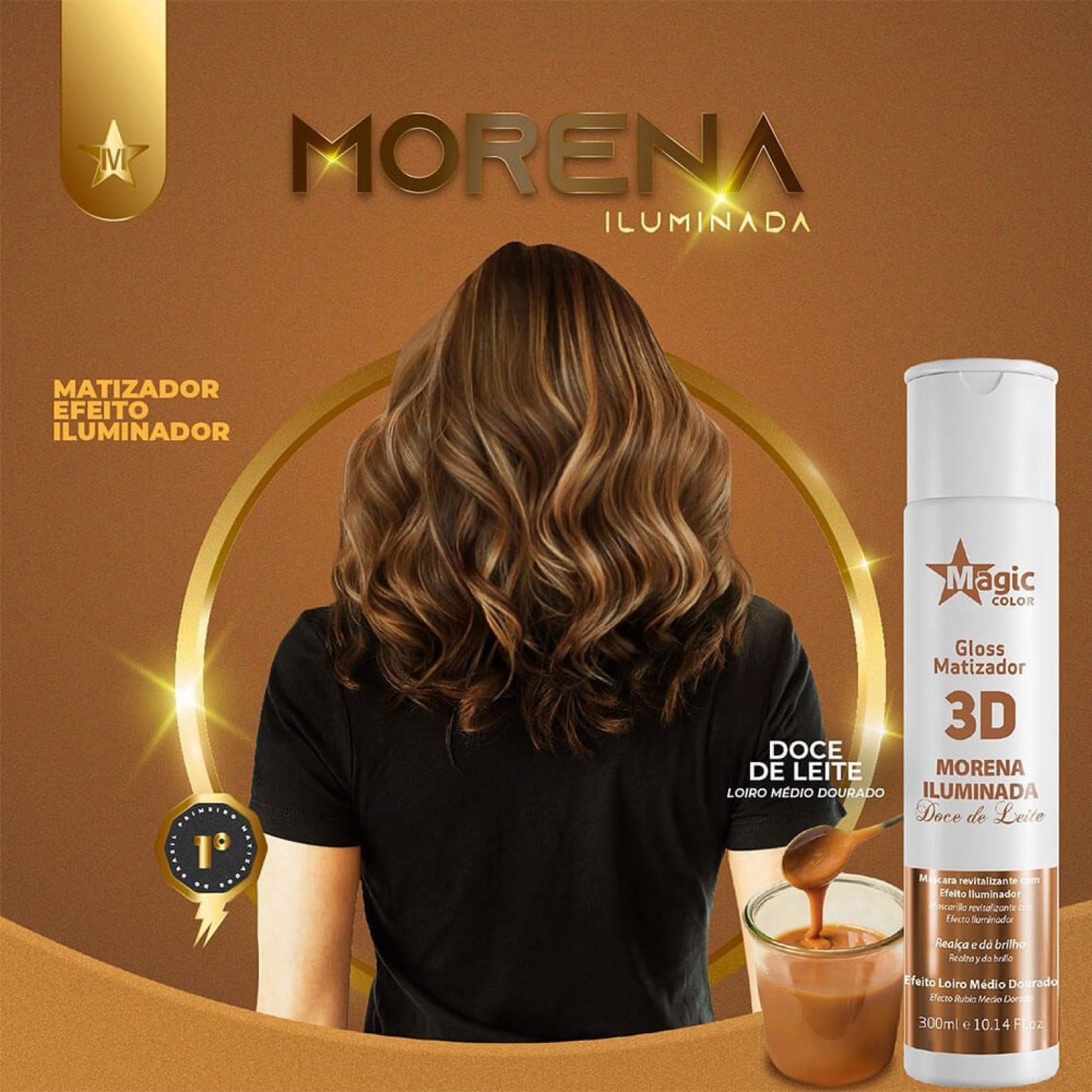Matizador Magic Color 3d Morena iluminada 300ml - Gisele Stephanie S.R.L