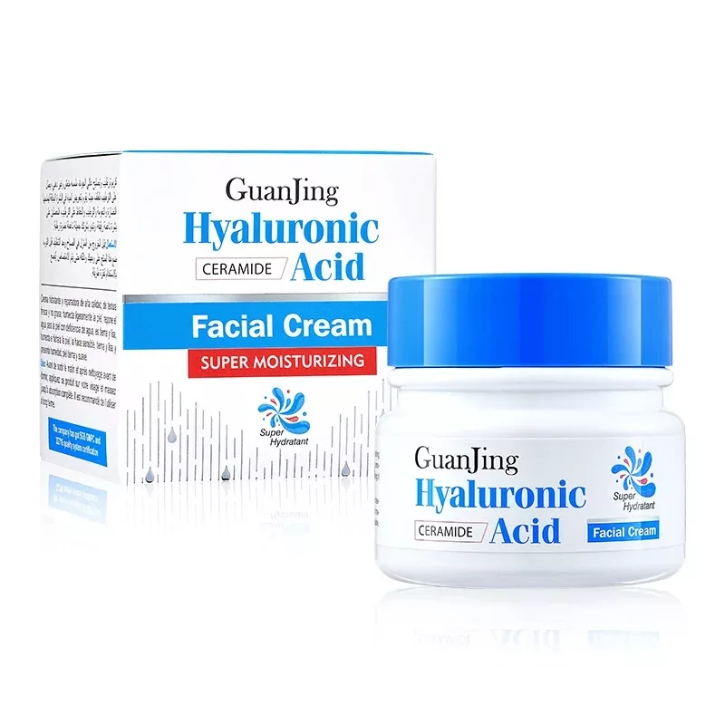 CREMA FACIAL DE ÁCIDO HIALURONICO HIDRATANTE 50G - GUANJING - Gisele Stephanie S.R.L