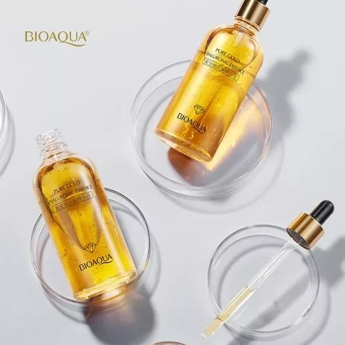SERUM FACIAL CON ESENCIA DE HIALURÓNICO & ORO - BIOAQUA - Gisele Stephanie S.R.L