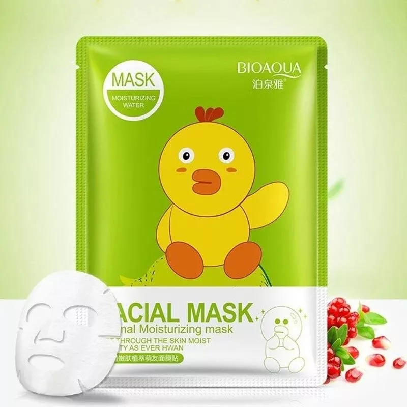 MASCARILLA FACIAL DE GRANADA DISEÑO PATO - BIOAQUA BQY56112 - Gisele Stephanie S.R.L