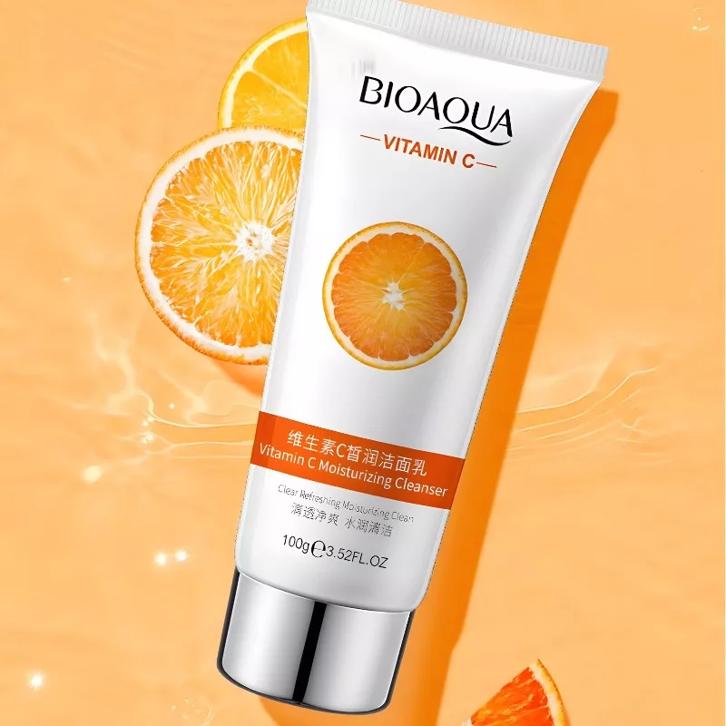 LIMPIADOR FACIAL HUMECTANTE DE VITAMINA C 100G - BIOAQUA - Gisele Stephanie S.R.L